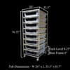 Reptile 66-4 Reptile Rack - Freedom Breeder Snake Racks
