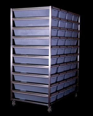 Reptile 1040-40 Reptile Rack - Freedom Breeder Snake Racks